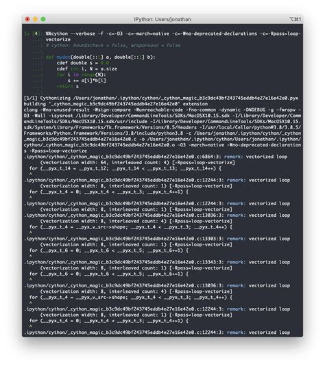 BUG Jupyter Notebook Omits Messages To Stdout When Using Cythonmagic