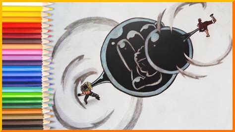 Speed Drawing Luffy Vs Katakuri Elephant Gun One Piece Youtube