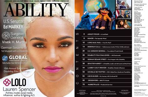 Lauren Lolo Spencer Issue Ability Magazine