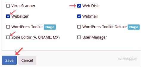 How To Enable Disable Features Of CPanel Account From WHM Knowledge