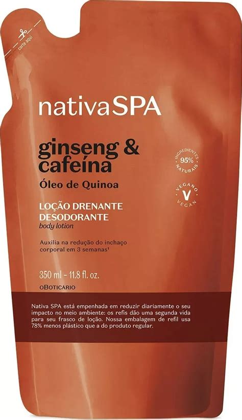 Refil Hidratante Corporal Nativa Spa Rose 400ml O Boticario Tipo De