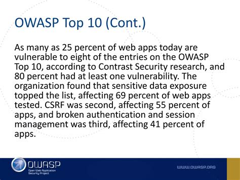 Owasp Overview 2017 Ppt
