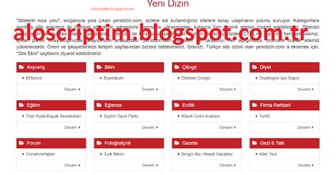 Wordpress Dizin Scripti 2018 Php Scriptler Blogger Temaaloscriptim