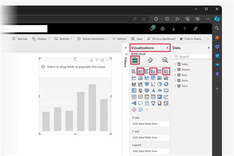 在 Power Bi 中建立直條圖 Power Bi Microsoft Learn