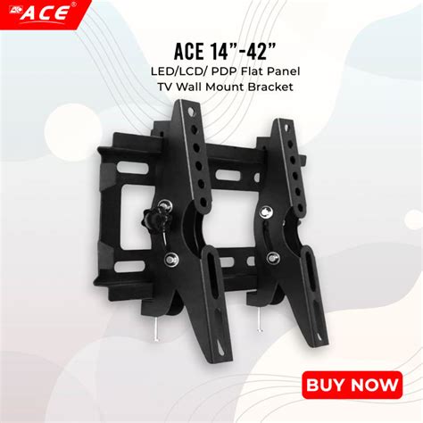 Ace Tilted 14 42 Led Lcd Pdp Flat Panel Tv Wall Mount Bracket Lazada Ph