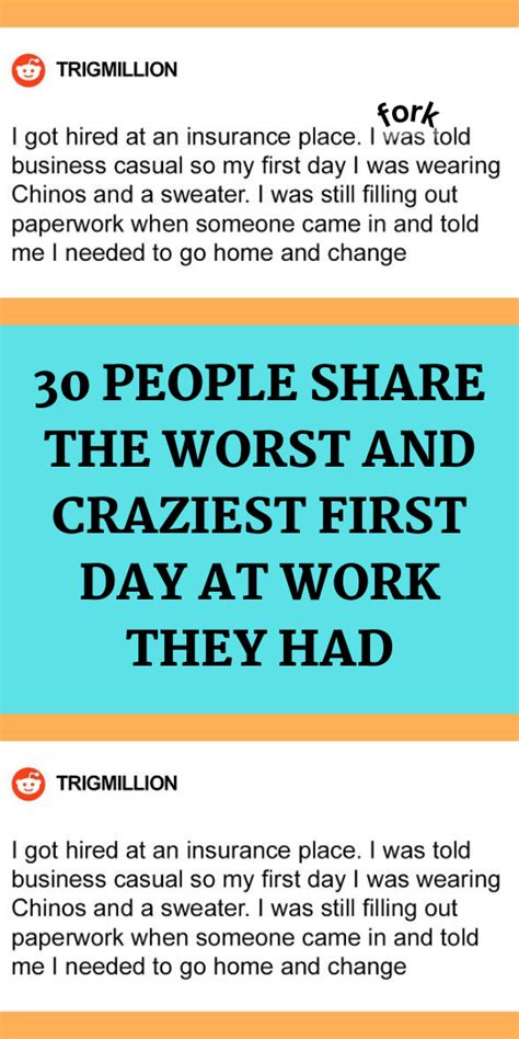 30 People Share The Worst And Craziest First Day At Work They Had Artofit