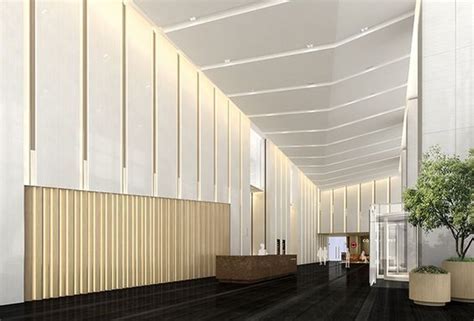 Pin by JOAH on 住宅公区 False ceiling design Lobby design False ceiling