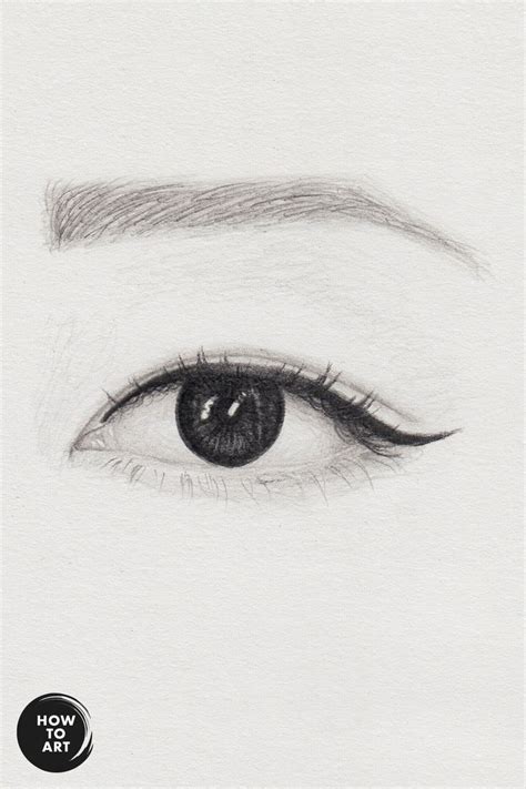 How To Draw Realistic Korean Eyes