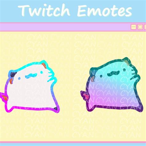 Kitty Cat Animated Emotes Etsy