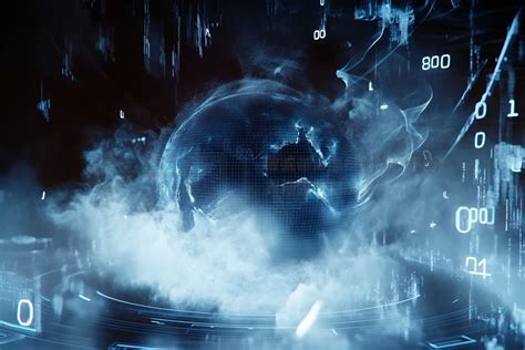 量子计算ai数字艺术 量子计算3d渲染科技感神秘感发光球体烟雾效果数字线条插画 Ai图片免费下载 Png格式 4032像素 编号72048646 千图网