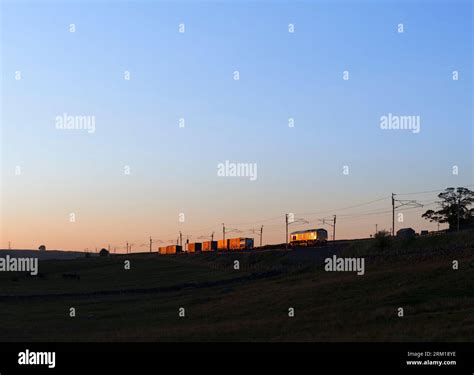 Freightliner Class 66 Diesel Locomotive 66544 Passing Shap On The