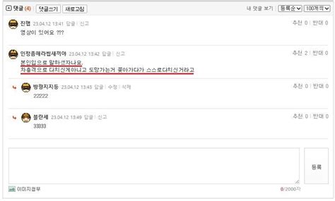 펑복 음주 뺑소니 보배드림 베스트글