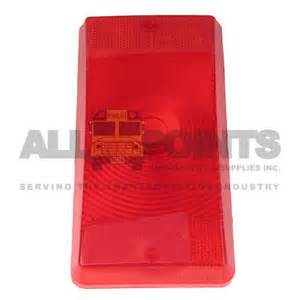 RED LENS FOR 460 SERIES TAIL LAMP Bus Part All Points Bus