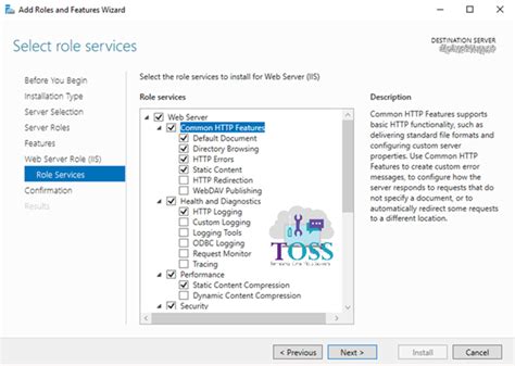 configuring iis server on windows server 2016 datacenter gui toss
