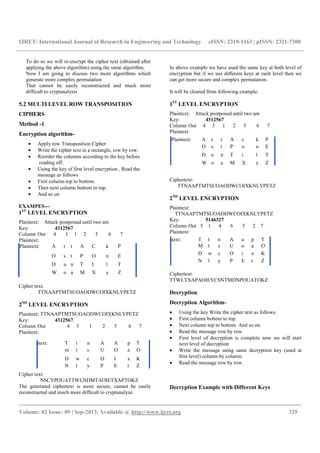 Enhancing Security Of Caesar Cipher Using Different Pdf