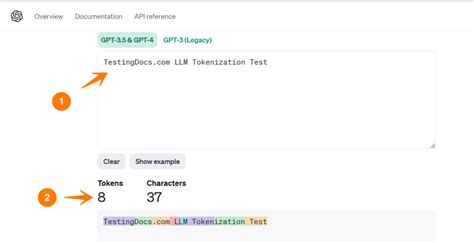 OpenAI Tokenizer Tool TestingDocs