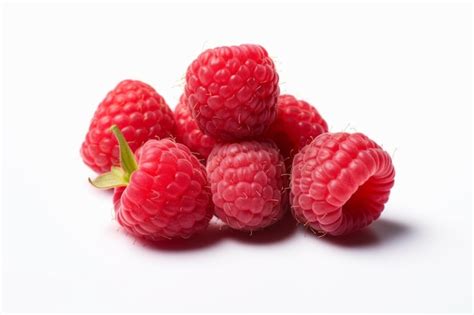 Premium Ai Image Fresh Raspberry Solid Color Background Image