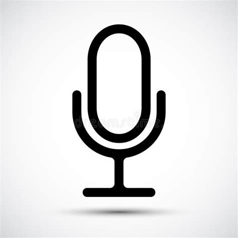 Microphone Icon Symbol Sign Isolate On White Background Vector Illustration Eps 10 Stock Vector