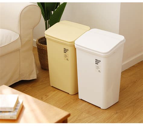 휴지통 New 부드럽게 열리는 원터치 휴지통 20l 오늘의집 쇼핑