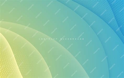 Premium Vector Abstract Yellow And Blue Gradient Background With Halftone Dots Curve