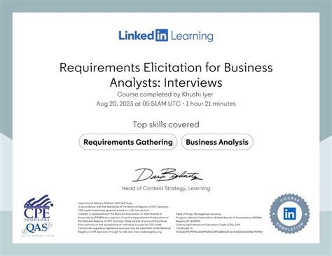 Khushi Iyer On Linkedin Certificate Of Completion