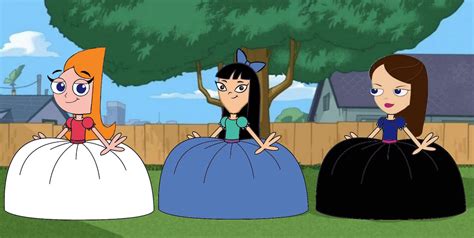 Candace Stacy And Vanessa In Their Poofy Dresses By Sparkster25 On