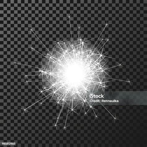 지글지글 반짝 투명도 별의 플레어어두운 배경에 벡터 반짝 향 기호입니다 빛나는 반사 아이콘에 대한 스톡 벡터 아트 및 기타 이미지 아이콘 어두운 색 공휴일 Istock