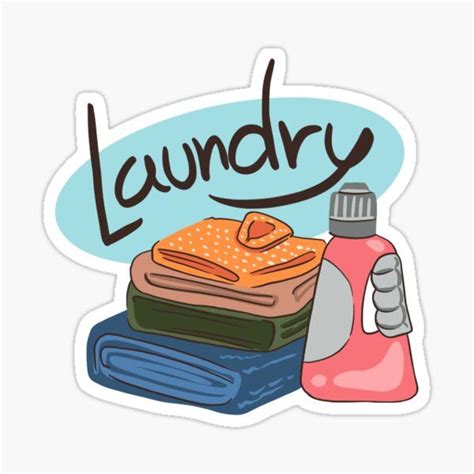 Laundry Stickers For Sale In 2024 Laundry Icons Laundry Room Art