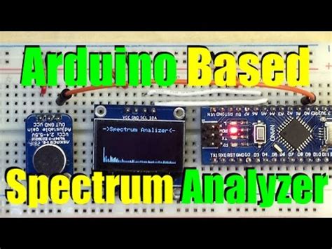 Spectrum Analyzer With OLED Display Arduino