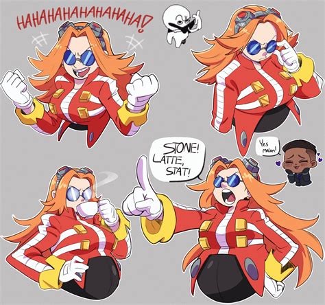 Nikkikaji Agent Stone Dr Eggman Eggmaam Sonic Live Action Sonic Series Sonic The