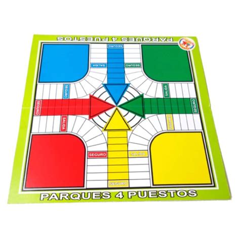 Parqués 4 y 6 puestos 2 en 1 Juegos Angelito