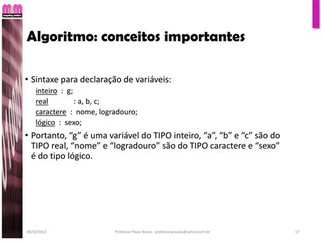 PPT Algoritmos e Programação I PowerPoint Presentation free download