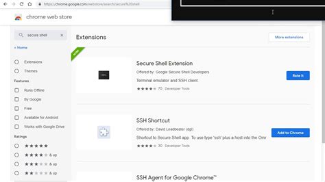 Chrome Secure Shell Client Youtube