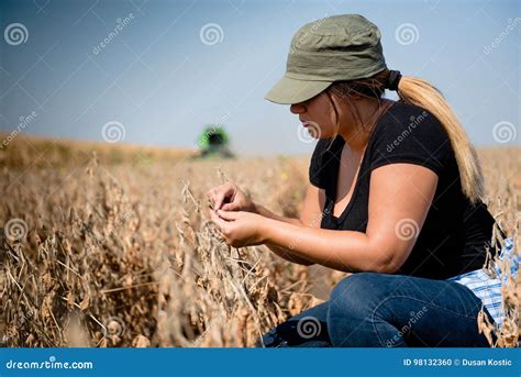 Young Farmer Woman While Laying In Hayloft Sensual Girl Lying In The