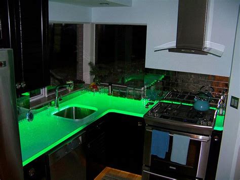 ThinkGlass LED Illuminated Glass Countertop Glass Countertops