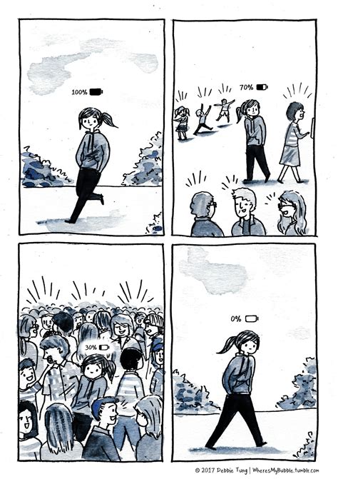 16 Ilustrasi Yang Cuma Dipahami Para Introvert Sejati