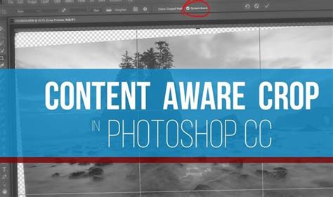 The Best Way To Crop Images Is By Using Photoshops Content Aware Option Watch This Video