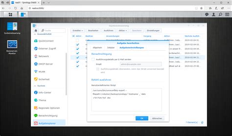 Synology DSM 6 Konfiguration Automatisch Per Script Sichern Bachmann