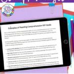 Reading Comprehension IEP Goals NoodleNook Net