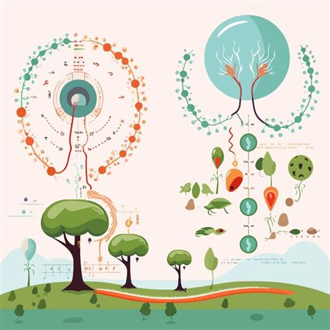 Processo De Fecundação Com Espermatozoides E óvulos Ilustração Vetor