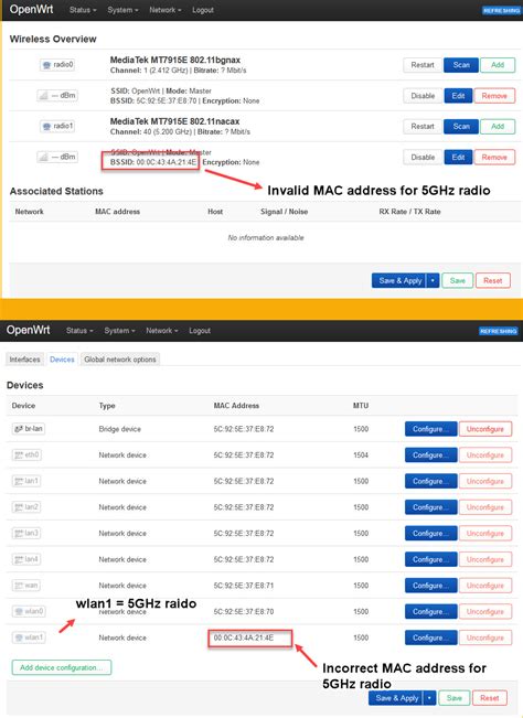 X5000r 5ghz Radio Showing Incorrect Wifi Mac Address · Issue 5768