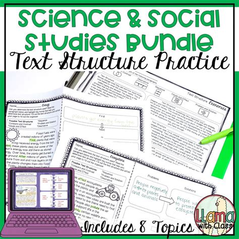 how to teach text structure introduction lesson plan with free