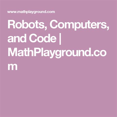Robots Computers And Code Coding Fraction