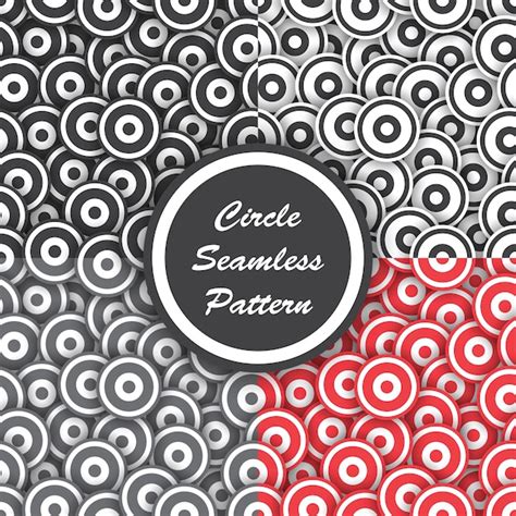 Premium Vector Circle Seamless Pattern
