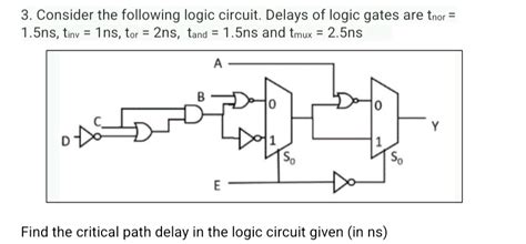 3 Consider The Following Logic Circuit Studyx