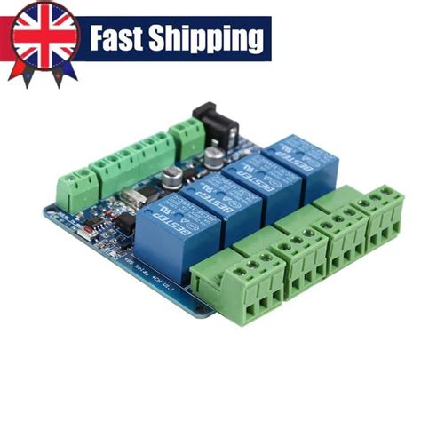 Modbus Rtu 4 Way Relay Module Ttlrs485 Interface Communication With Indicator £899 Picclick Uk