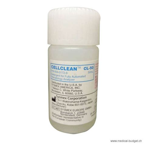 Cellclean Flà 50ml Zu Sysmex Kx 21 Poch 100i Oder Xp 300 Sysmex Kx