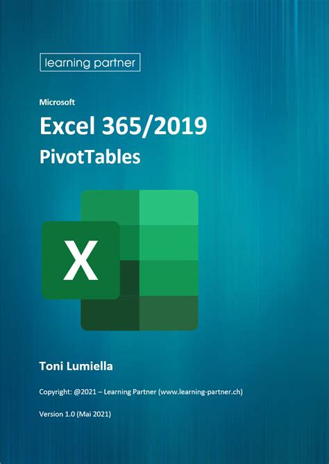 Kursunterlage Microsoft Excel 3652019 Pivottables Deutsch Learning Partner