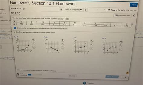 Solved Homework Section 10 1 Homework Save Score 0 Of 1 Pt