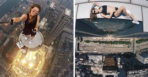 This Russian Girl Takes The Riskiest Selfies Ever Dont Try This Yourself